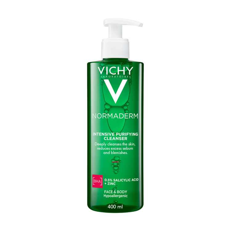 VICHY NORMADERM PHYTOSOLUTION - Gel za dubinsko čišćenje masne i aknama sklone kože 400ml