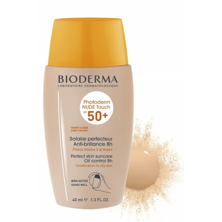 Bioderma Photoderm NUDE Touch Light SPF50+ 40ml - tamnija nijansa