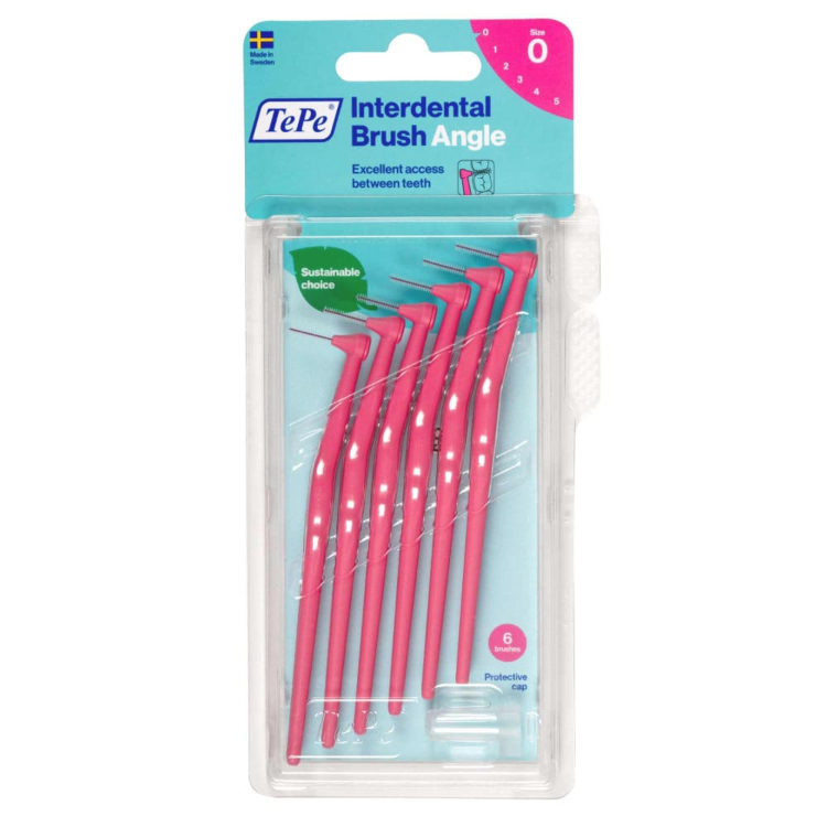 TePe interdentalna četkica Angle 0,4mm Pink 6 komada