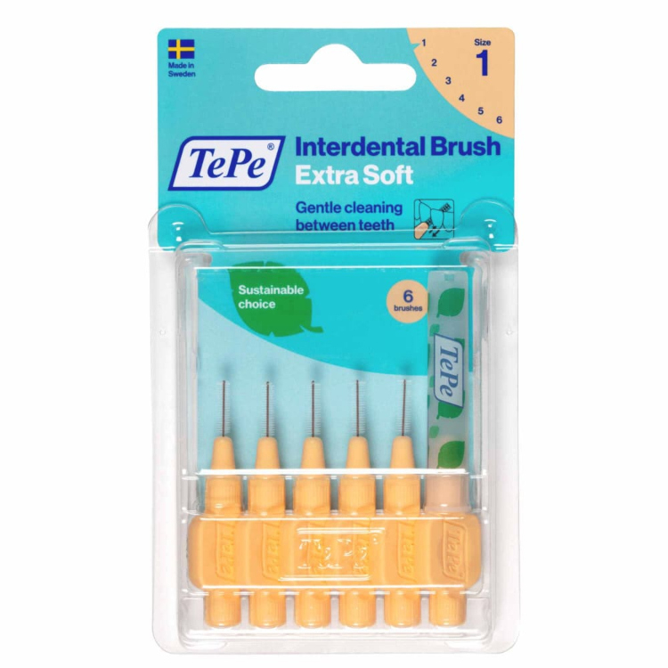 Tepe interdentalna četkica Extra Soft 0,45mm Narandžasta 6 komada