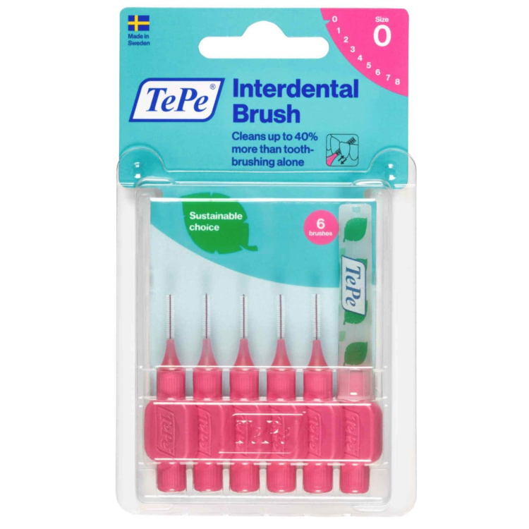 TePe interdentalna četkica Original 0,4mm Pink 6 komada