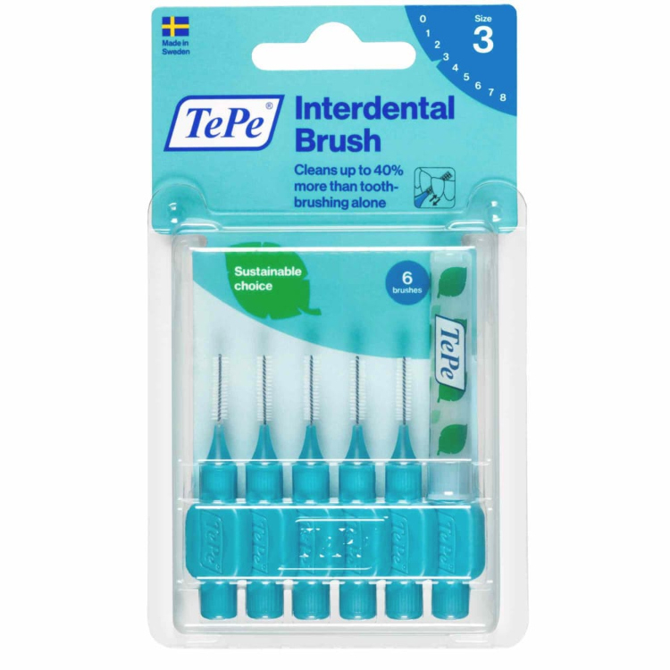 TePe interdentalna četkica Original 0,6mm Plava 6 komada