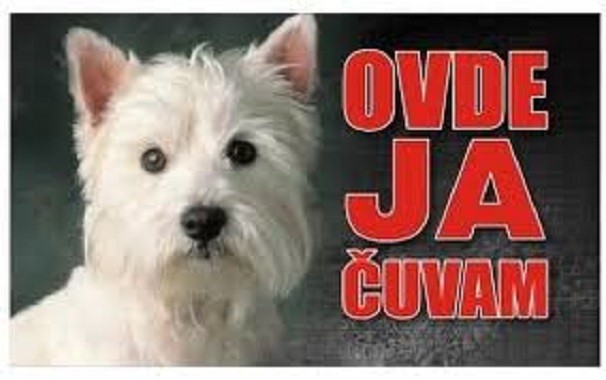 Tabla-Ovde ja čuvam WESTIE