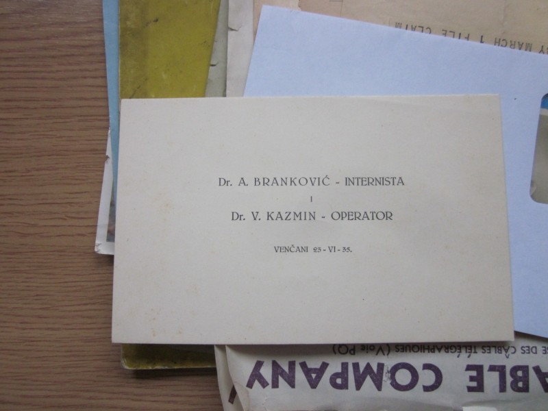 Pancevo Poziv na vencanje 1935