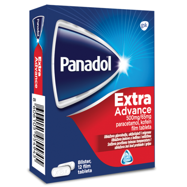 PANADOL EXTRA ADVANCE TABLETE A12
Opis
INFORMACIJE
NALOG
SERVIS
KORISNI LINKOVI