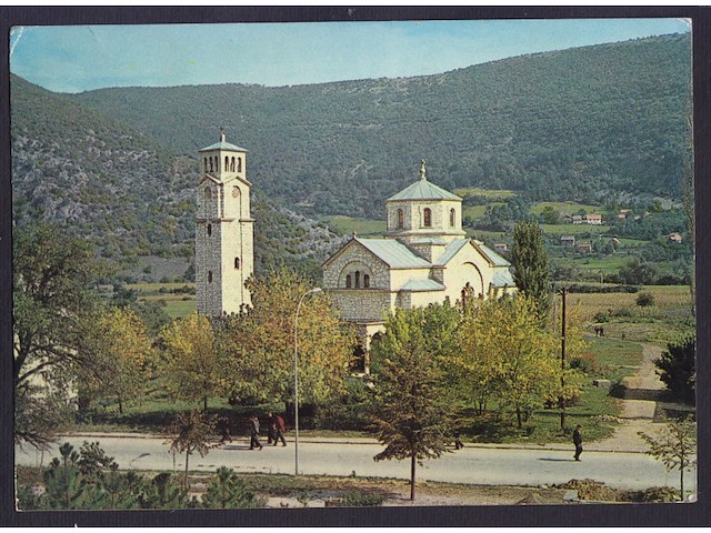 drvar - crkva - razglednica