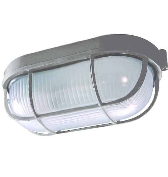 Al. lampa FIDO siva/IP54/E27/60W Brilight