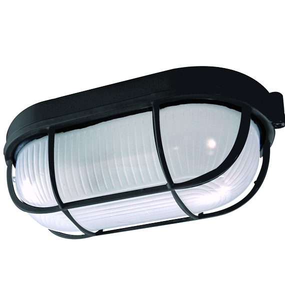 Al lampa Fido crna/IP54/E27/60W Brilum