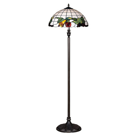 HN3081-FL Tiffany podna lampa E-27 2x60W Brilight