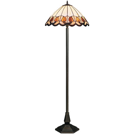 HN9038-FL – Tiffany podna lampa E-27 2x60W Brilight