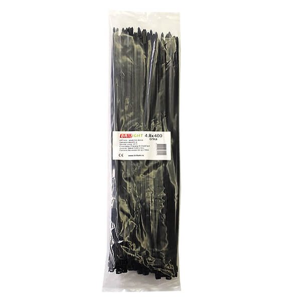 Kablovska vezica 4,8x300mm pvc crna Brilight