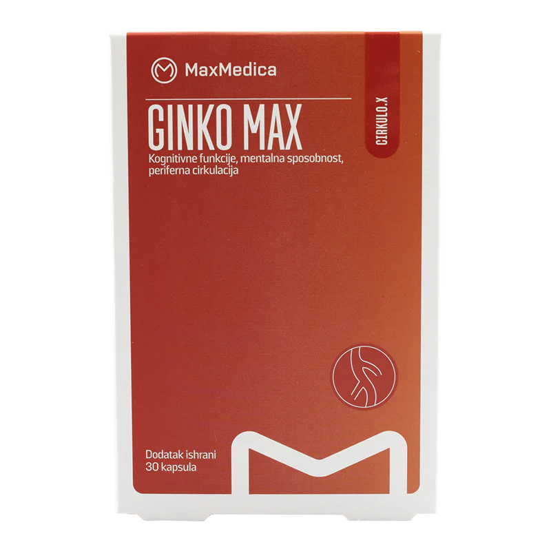 MAXMEDICA Ginko Max - Maksimalna snaga ginko bilobe