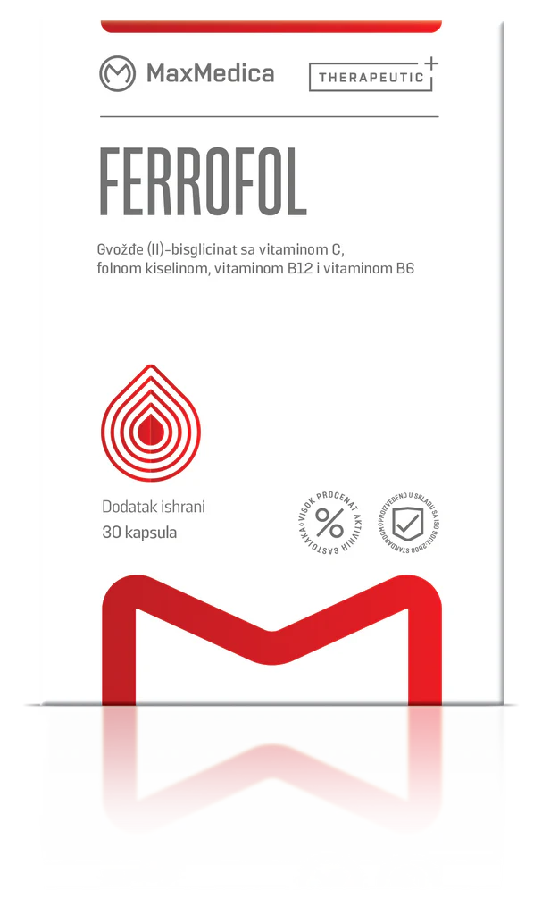 MAXMEDICA Ferrofol - Za maksimalnu apsorpciju gvoždja