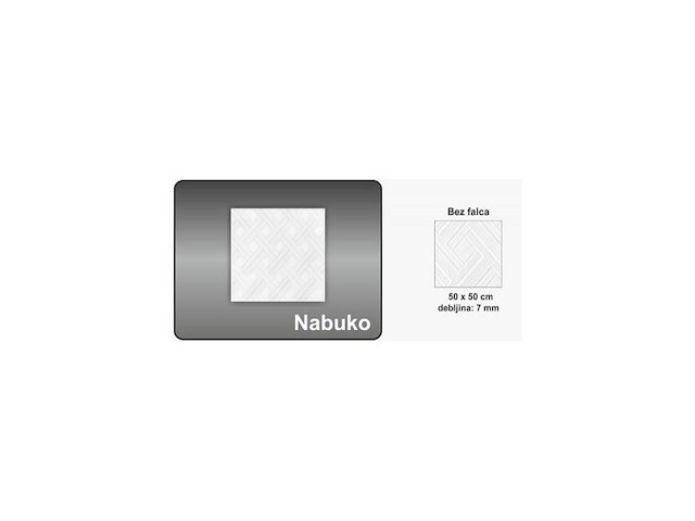 Plafonska obloga Nabuko