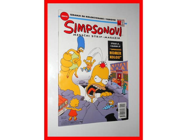 Simpsonovi broj 1 novembar 2007