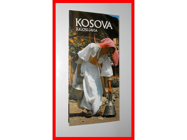 Kosovo Jugoslavija - turistička ponuda iz 1973.