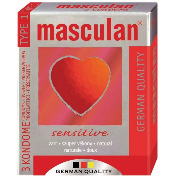 Masculan sensitive kondomi