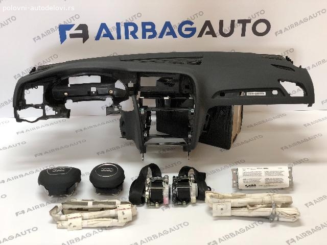 AUDI A4 8K SET AIRBAG SET ZRAČNI JASTUK POJASI TABLA