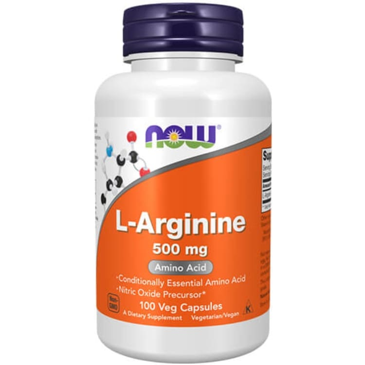 Now L-Arginine 500mg 100 kapsula