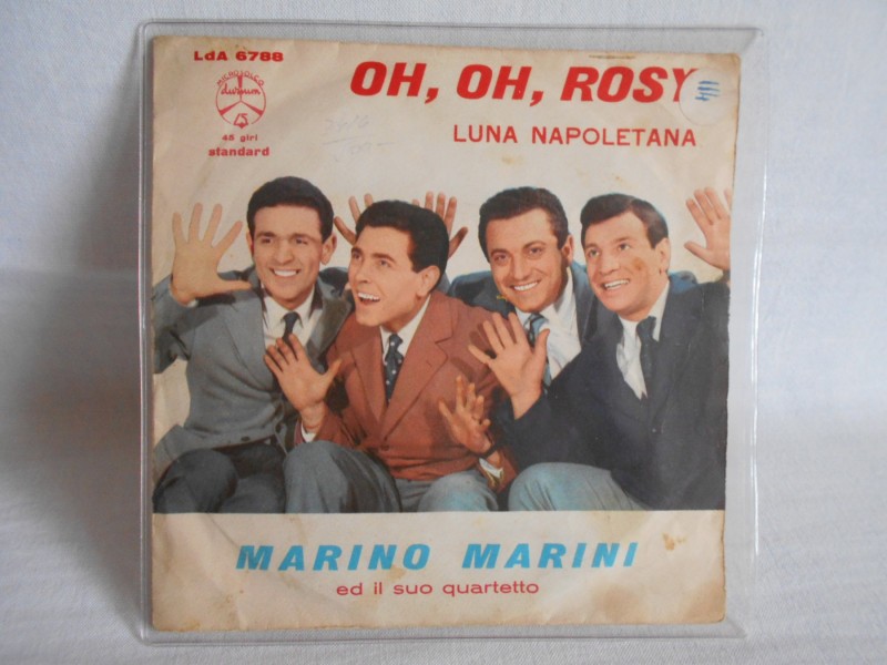 MARINO MARINI!ORIGINAL!REDAK SINGL(1958.)!OMOT4/PLOČA5!