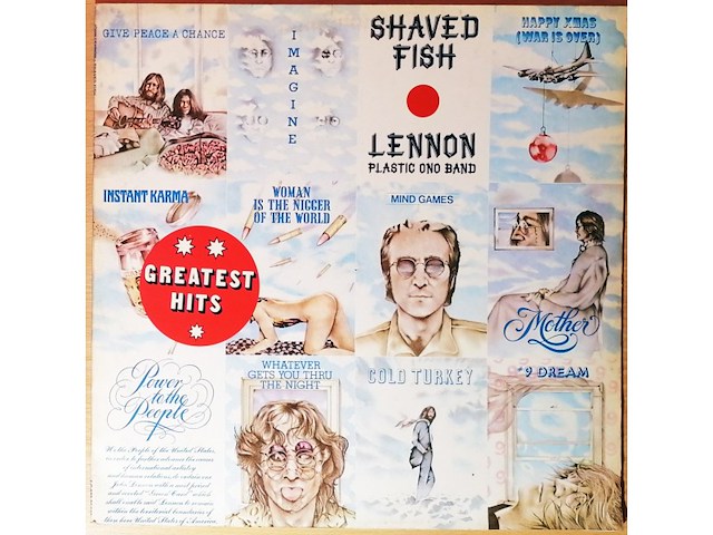 LP JOHN LENNON - Shaved Fish (1975) German pressing, VG