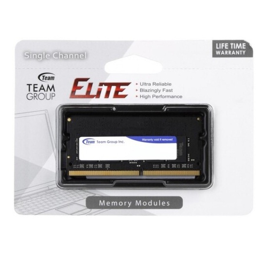 TeamGroup DDR4 TEAM ELITE SO-DIMM 4GB 2400MHz 1,2V 16-16-16-39 TED44G2400C16-S01 1828 (FO)