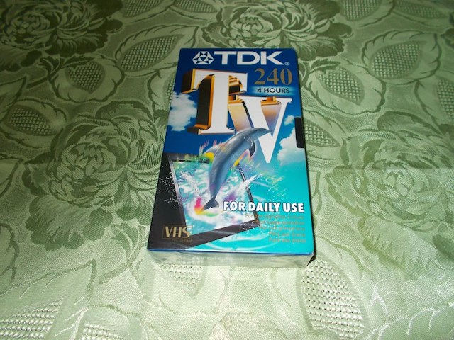 TDK TV 240 - 4 Hours - VHS kaseta - NOVO