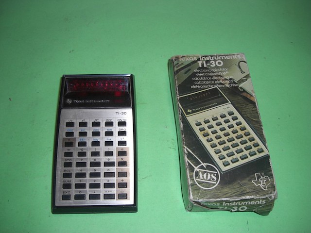 Stari digitron- Texas Instruments TI 30