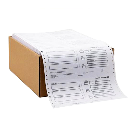 Tabulir papir nalog za prenos 1+1