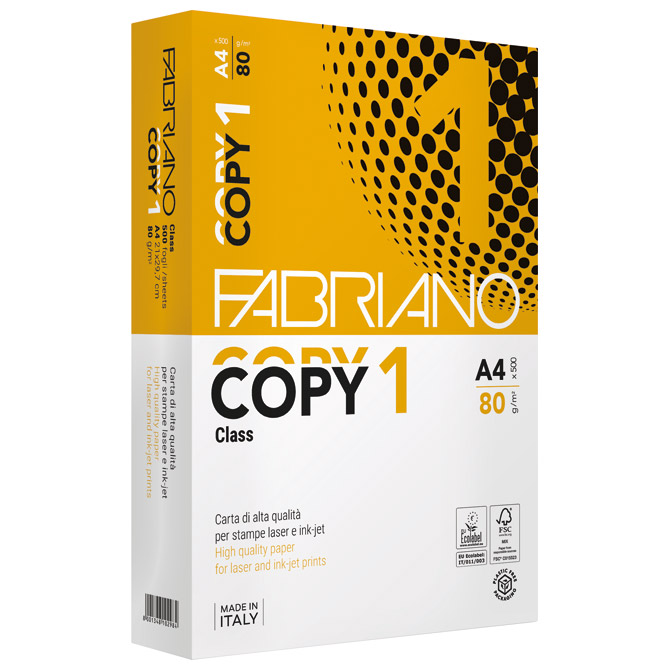 Papir Copy 1 A4 80g pk500 Fabriano 42021297