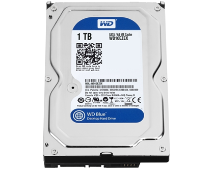 WD 1TB 3.5" SATA III 64MB 7.200rpm WD10EZEX Blue