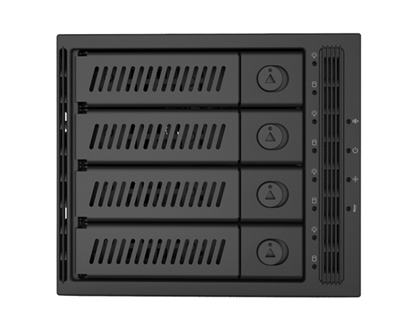 CHIEFTEC CMR-3141SAS 4 x 3.5" ili 4 x 2.5" SATA crna fioka za hard disk