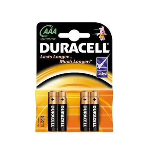 Baterije Duracell alkalne AAA 1/4