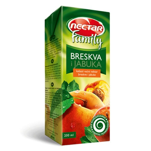 Nectar family breskva 1.5l paket 1/8