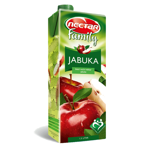 Nectar family jabuka 1.5l paket 1/8