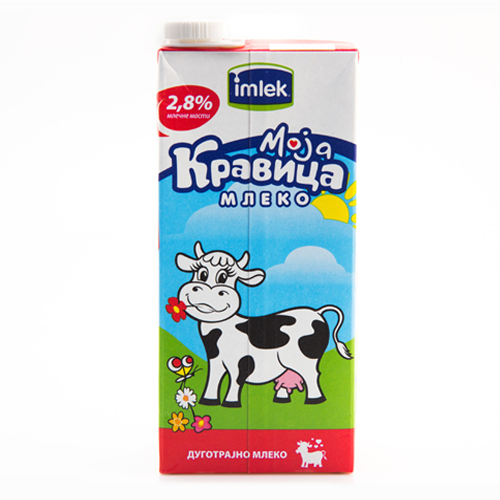 Mleko 1l 2.8%mm paket