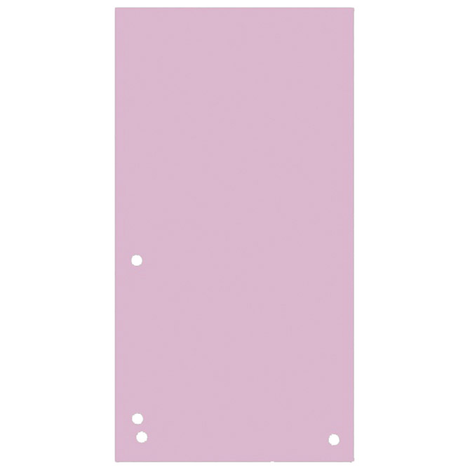 Pregrada kartonska 23,5x10,5cm pk100 Donau 8620100-16PL roze
