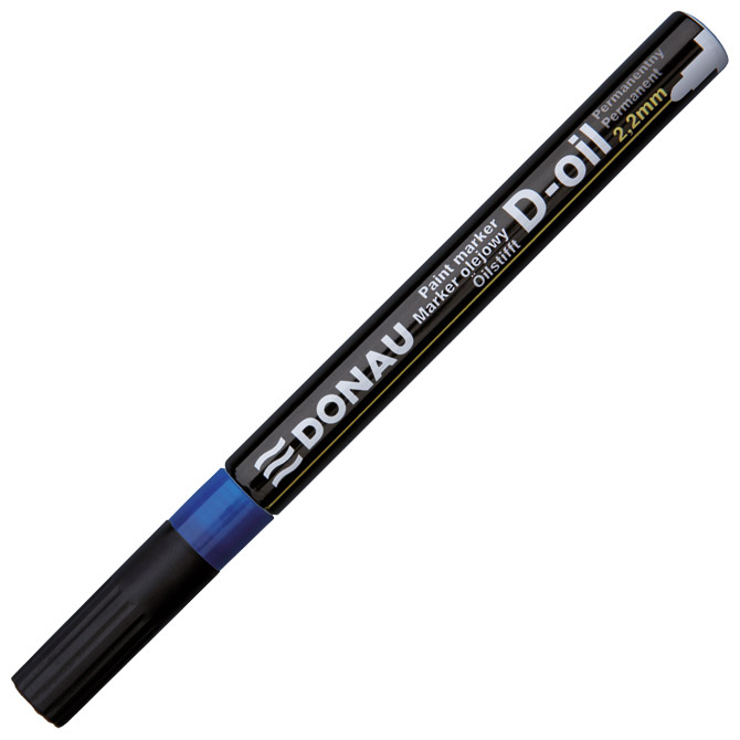 Marker uljani 2,2mm okrugli vrh D-Oil Donau 7368001PL-10 plavi