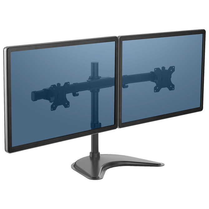Nosač za 2 monitora samonosivi Professional Series Fellowes 8043701 crni