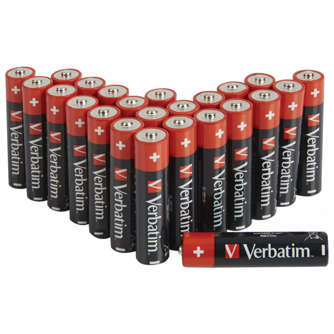 Baterija alkalna 1,5V AA pk24 Verbatim 49505 LR6