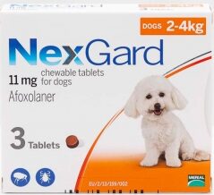 Nex Gard za pse od 2-4kg jedna tableta, dostupno samo na recept veterinara