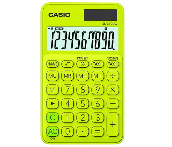 CASIO Kalkulator SL-310UC yellow