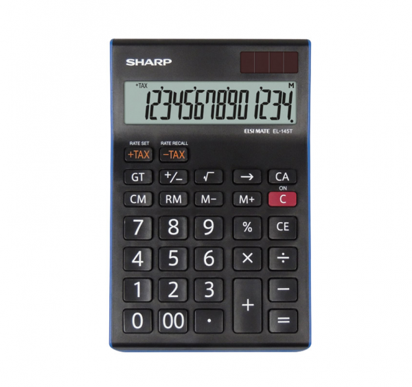 SHARP Kalkulator EL-145T-BK