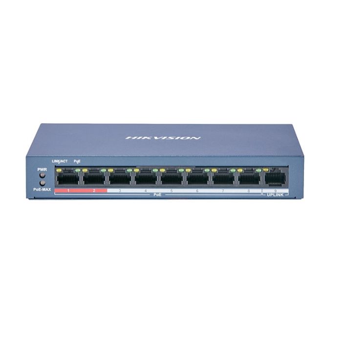 8-portni PoE switch DS-3E0109P-E/M(B) HikVision
8-portni PoE switch DS-3E0109P-E/M(B) HikVision
