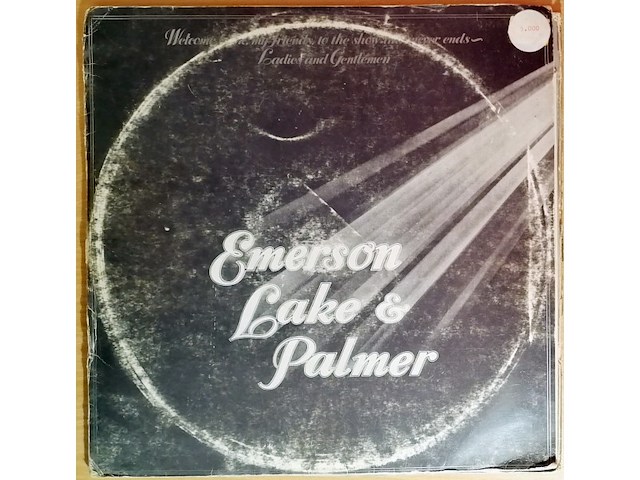 3LP EMERSON, LAKE AND PALMER - Welcome (1975) 1. press