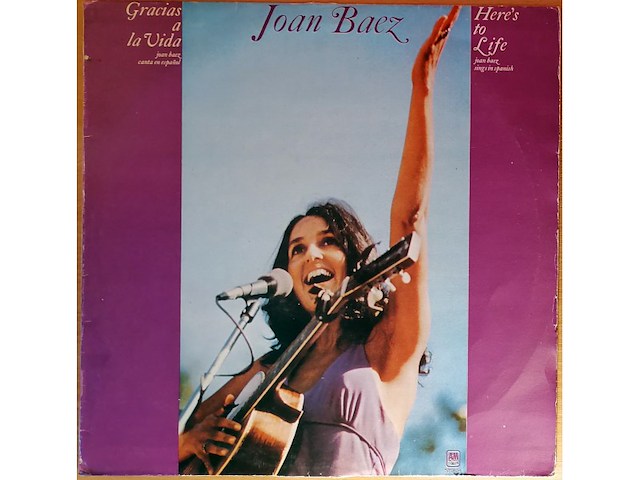 LP JOAN BAEZ - Gracias a la Vida (1985), 1. pressing NM