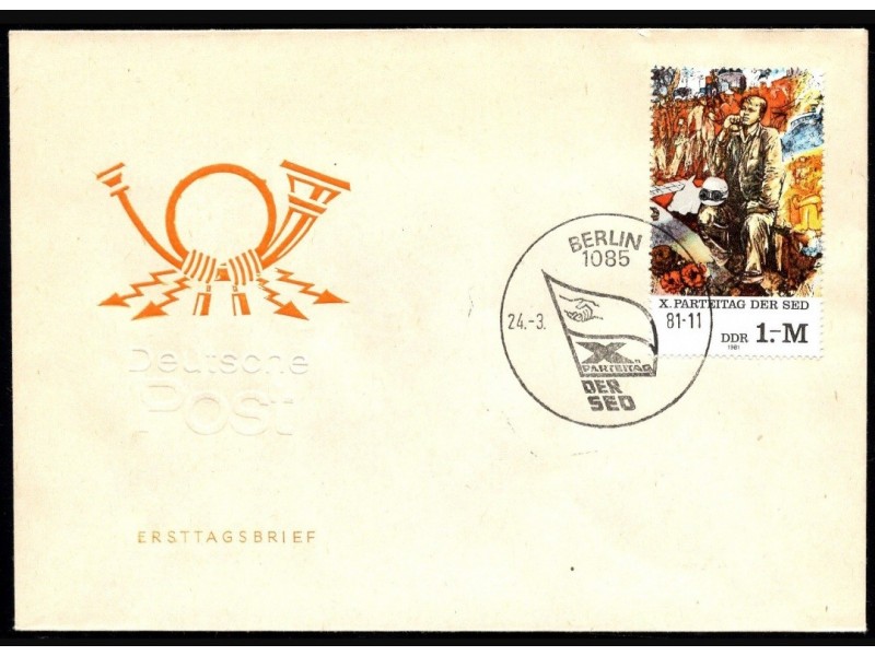 Nemacka DDR FDC1981 god.