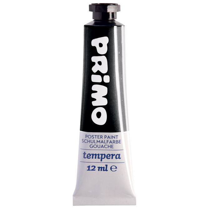 Boja tempera 12ml aluminijumska tuba CMP 440TRA800 crna (black)