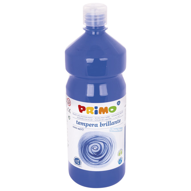Boja tempera 1litar Primo CMP 204BR1000501 svetlo plava (cyan)