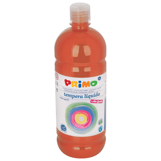 Boja tempera 1litar Primo CMP 204BR1000730 braon (siena)